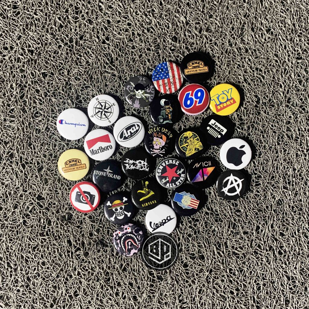 Jual Pin Brosh Pin Button Gambar Keren Ukuran 25 Terlaris Shopee Indonesia