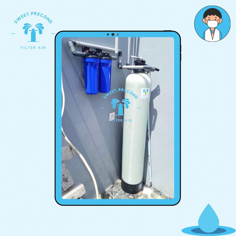 Jual FILTER AIR 1054" + Media + 2 Unit Housing Filter Kecil | Shopee ...