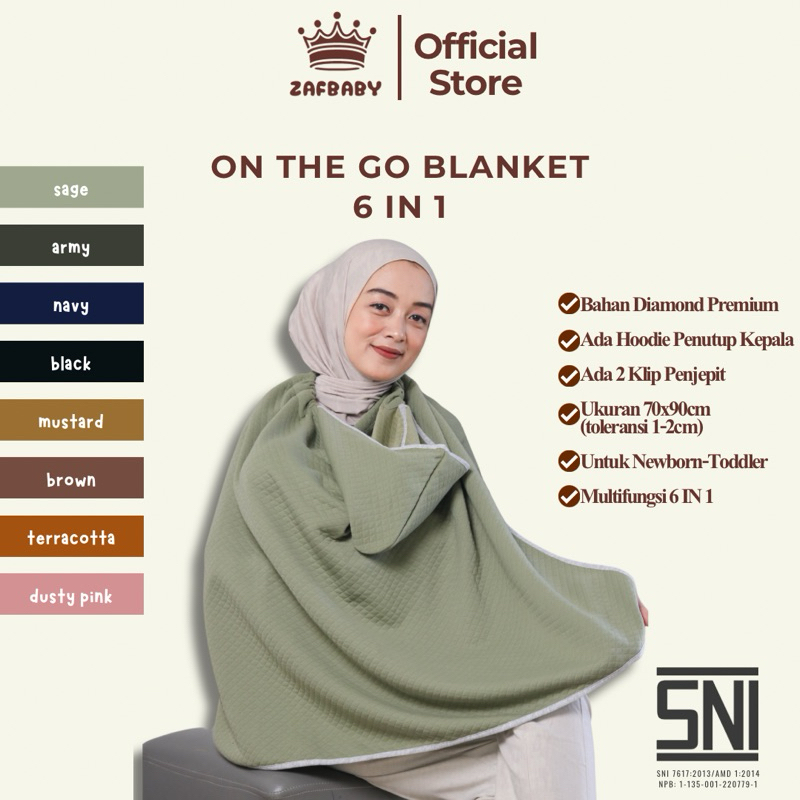 Jual ZAFBABY ON THE GO BLANKET SELIMUT BAYI TEXTURE DIAMOND SERIES ...