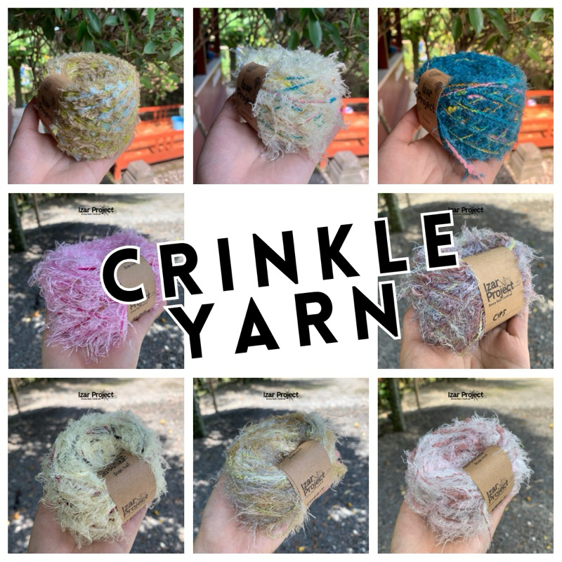 Jual Crinkle Wavy Yarn - Benang Fancy Crinkle Limited Edition - Benang ...