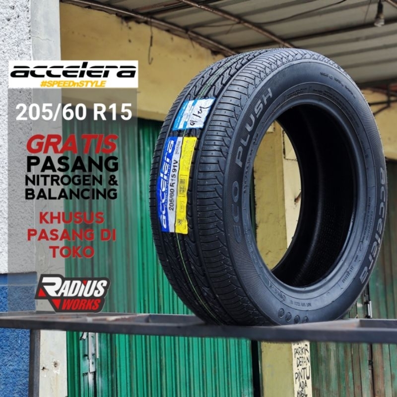 Jual ban mobil accelera eco plush 205/65 R15 tubles | Shopee Indonesia