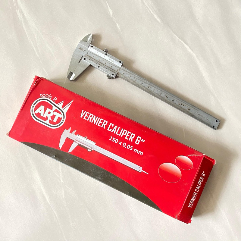 Jual ART Jangka Sorong 6" Vernier Caliper Sigmat Besi 6 Inch 0.05 150 mm Jangka Sorong Vernier ...