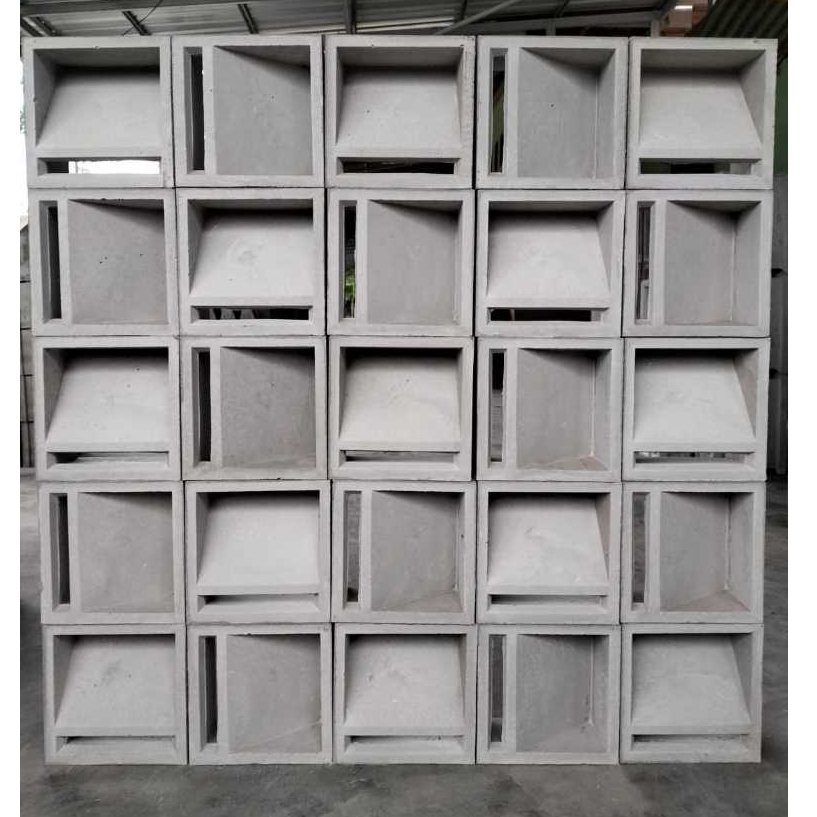 Jual Roster Beton Lubang Persegi Tepi Roster Ke abu abuan | Shopee ...