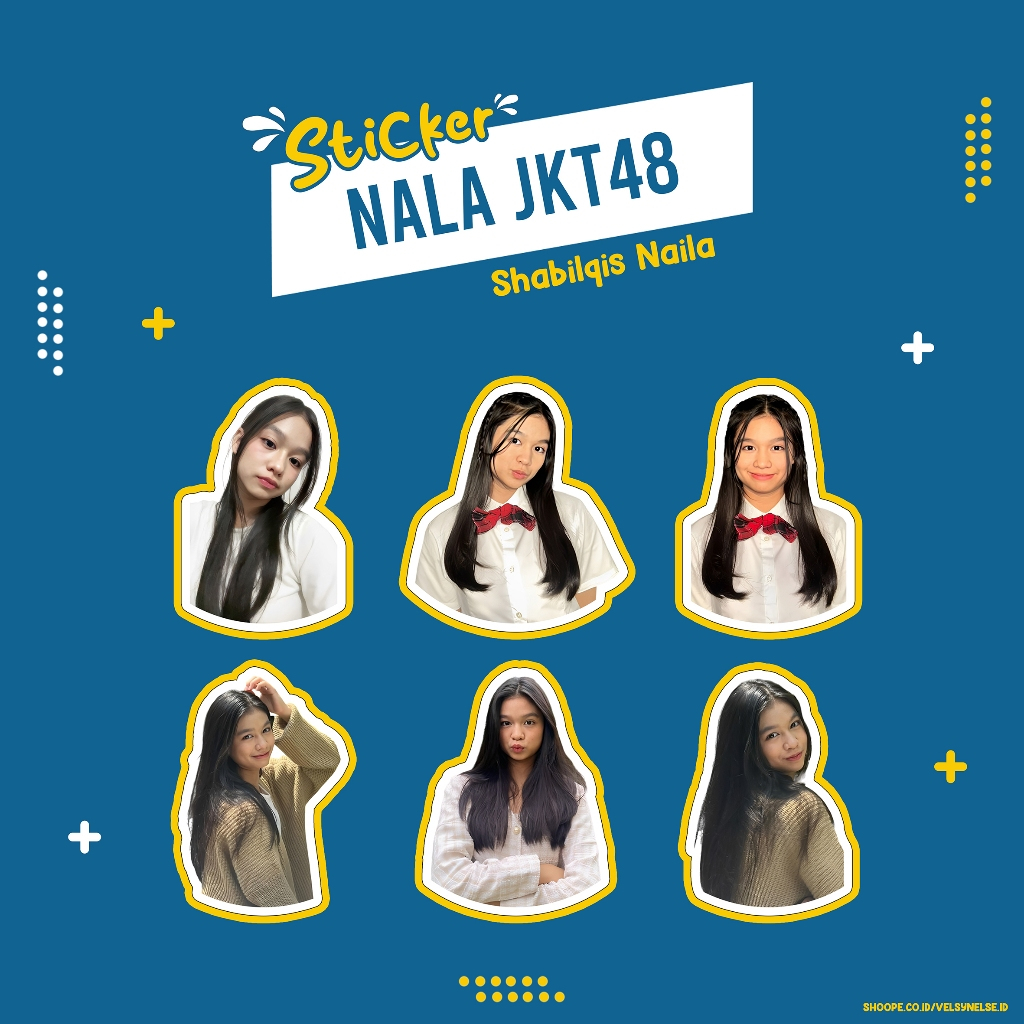 Jual [ ISI 6 ] Sticker Pack JKT48 Lucu Aesthetic High Quality | Shopee ...