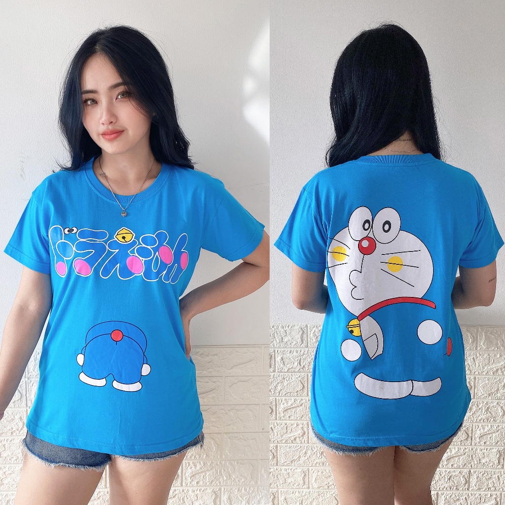 Jual 045 Gudang Kaos Wanita Doraemon Japan Dewasa | Shopee Indonesia
