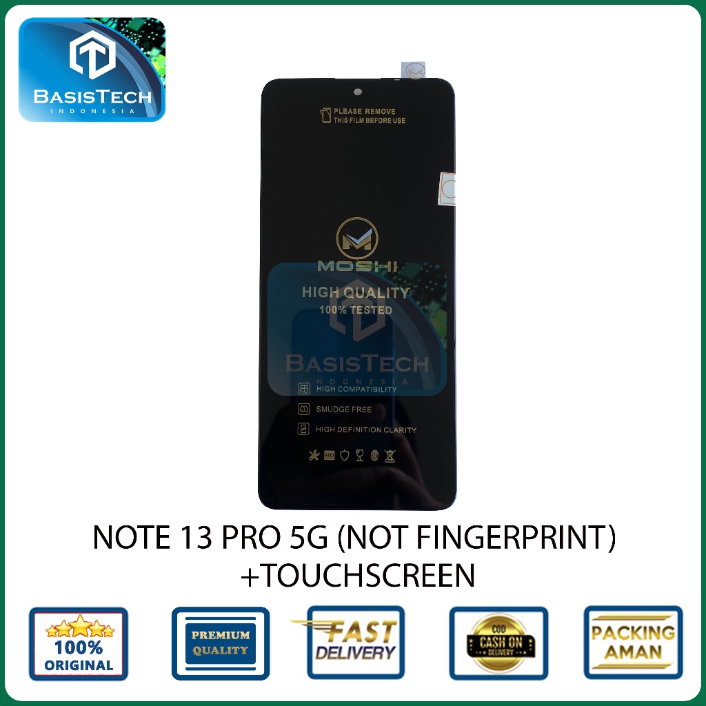Jual LCD XIAOMI REDMI NOTE 13 PRO 5G +TOUCHSCREEN - MOSHI - NOT ...