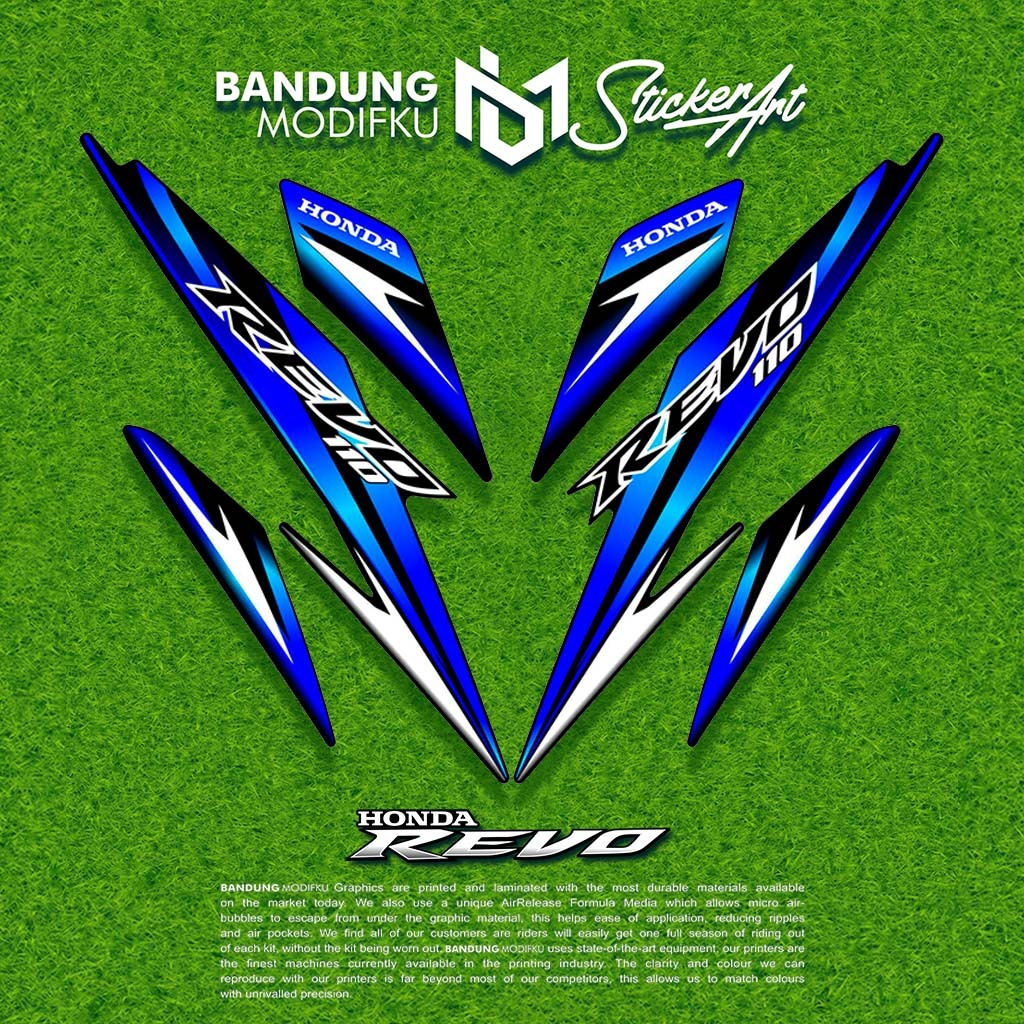 Jual STRIPING ABSOLUTE REVO 110 CW MOTIF 10 / STICKER ABSOLUTE REVO 110 ...