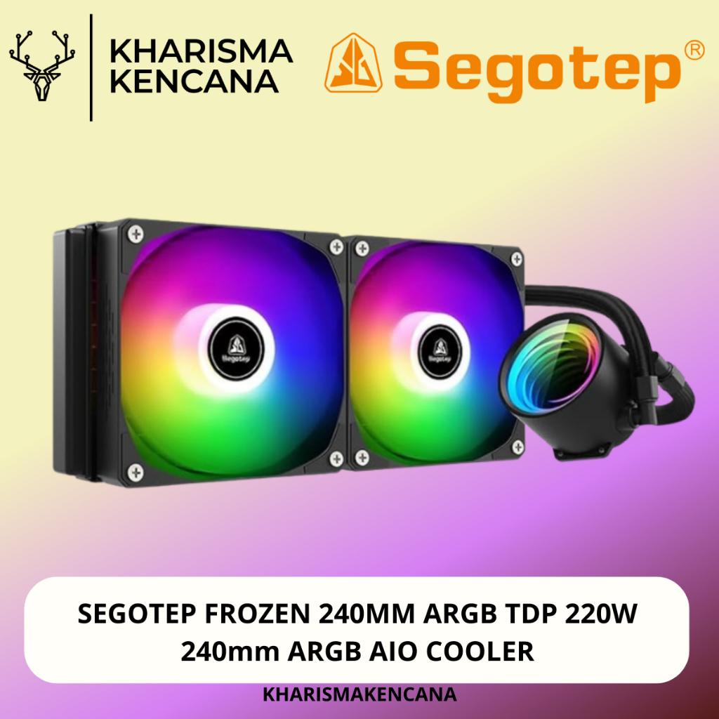 Jual Segotep Frozen 240mm Argb Tdp 220w 240mm Argb Aio Cooler Shopee Indonesia 