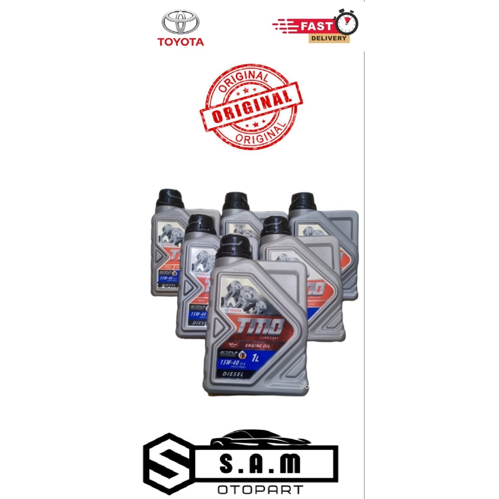 Jual PROMO OLI MOBIL TOYOTA ORIGINAL TMO 15W.40 DIESEL | Shopee Indonesia