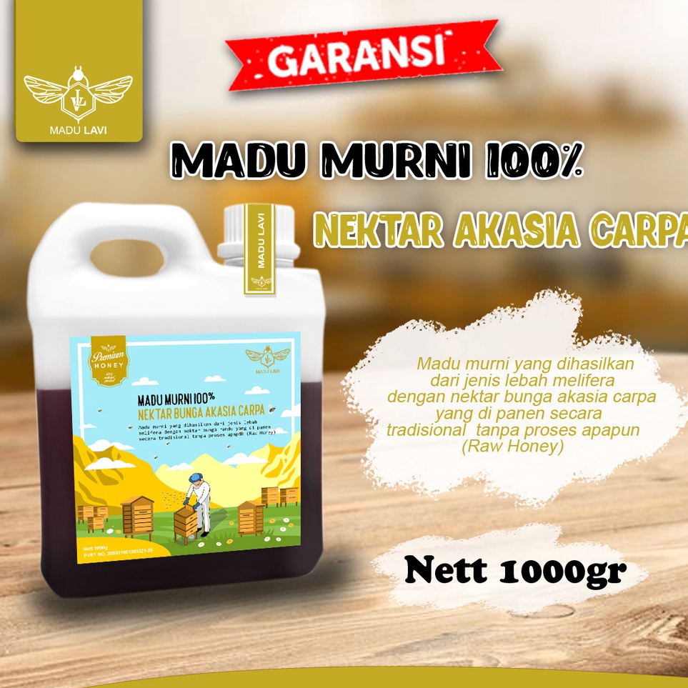 Jual Produk Terbaik Madu Lavi Murni Asli Nektar Akasia Grade A 1 Alami ...