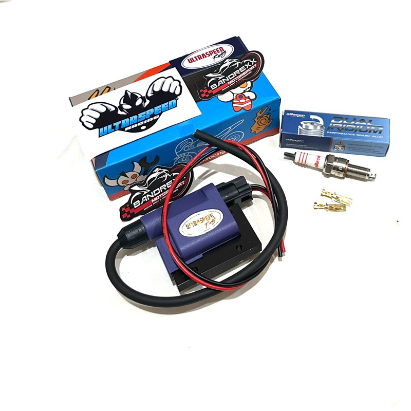 Jual Paket Koil Ultraspeed Racing V.40+Busi Aracer Dual Iridium For PCX ...