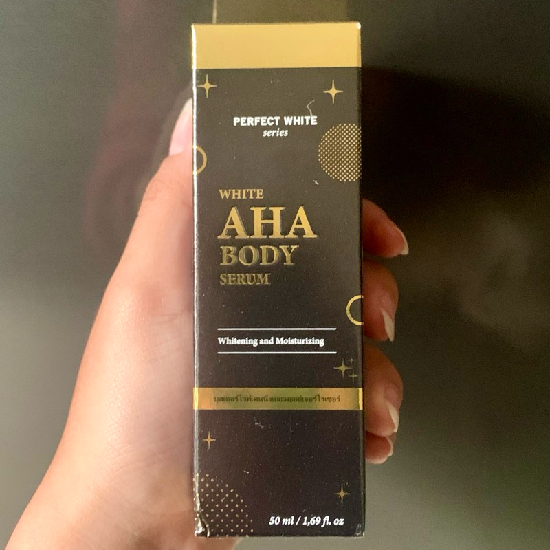 Jual PERFECT WHITE AHA Body Serum Whitening & Moisturizing 50 Ml | Shopee Indonesia