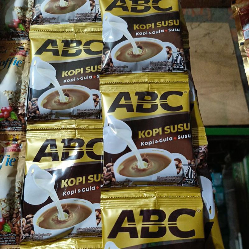 Jual kopi ABC susu 30g sachet | Shopee Indonesia