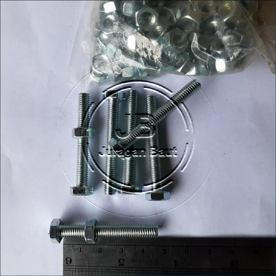 Jual BAUT 10 M6 X 45 PANJANG 4,5CM 4,5 CM KUNCI 10 45MM 45 MM M6X45 ...