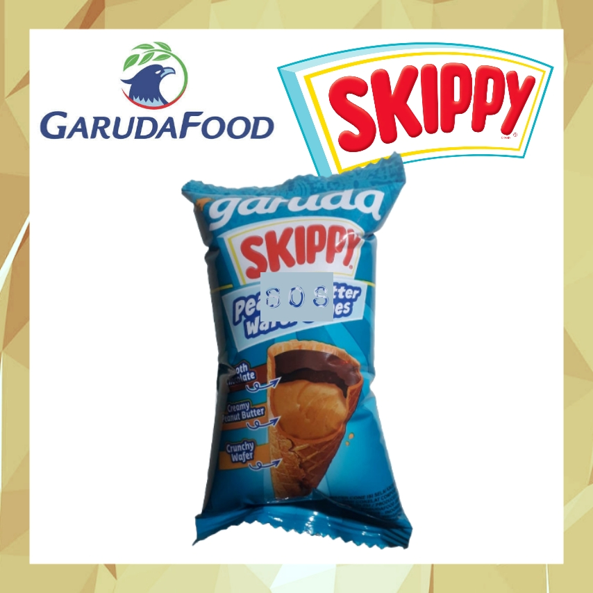 Jual Garuda Skippy Peanut Butter Wafer Cones 15 gram | Shopee Indonesia
