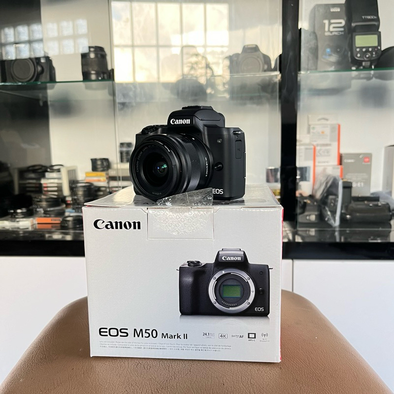 Jual CANON M50 MARK II M50ii FULLSET ORIGINAL MULUS LIKE NEW SIAP PAKAI ...