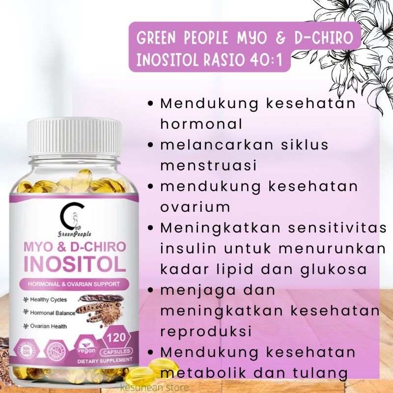 Jual GREEN PEOPLE MYO & D-CHIRO INOSITOL HORMONAL & OVARIAN SUPPORT ...