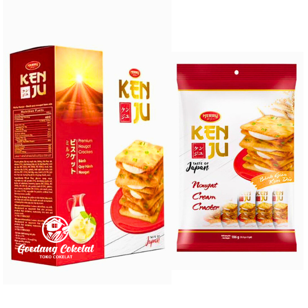 Jual Richy Kenju Ken Ju Premium Nougat Crackers Krekers Sandwich Isi ...