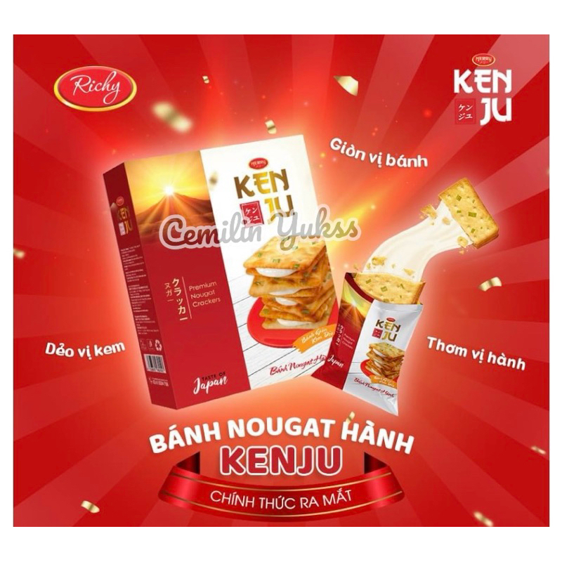Jual Richy Kenju Nougat Crackers Richy Kenju Premium Nougat Sandwich ...