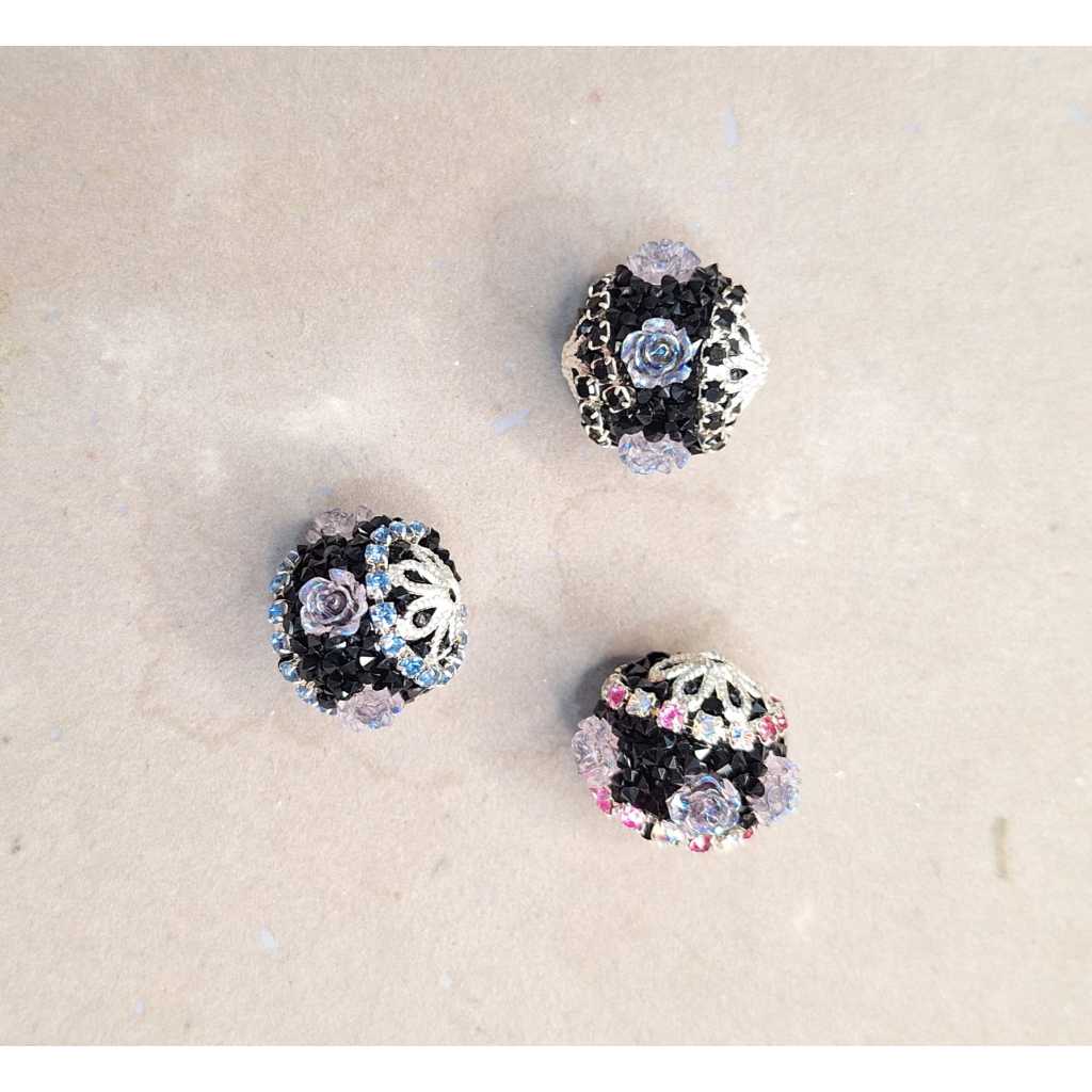 Jual MOTE BEADS MANIK LUXURY FANCY PERMATA BUNGA | Shopee Indonesia