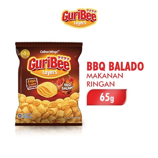 Jual GURIBEE Snack 65 gr 2 Varian Rasa | Shopee Indonesia