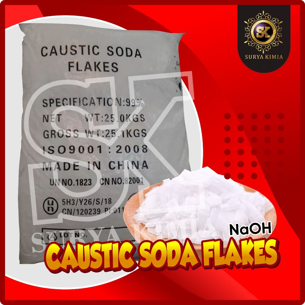 Jual Caustic Soda Flake / soda api flake | Shopee Indonesia