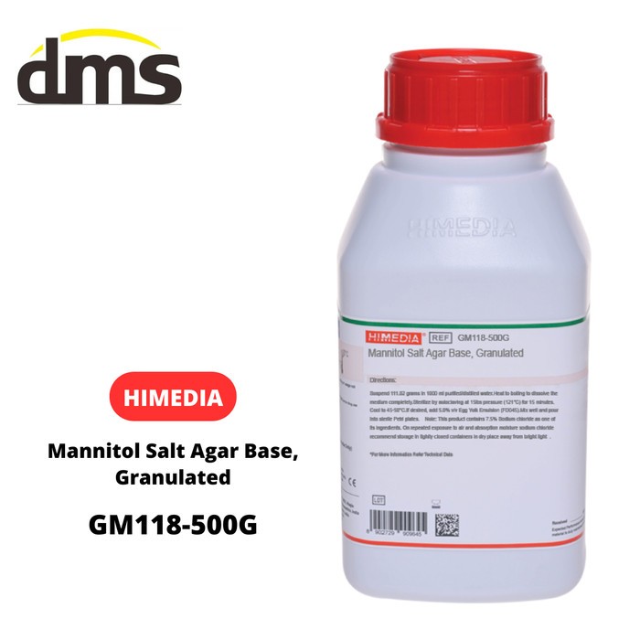 Jual Mannitol Salt Agar Base, Granulated GM118-500G Himedia | Shopee ...