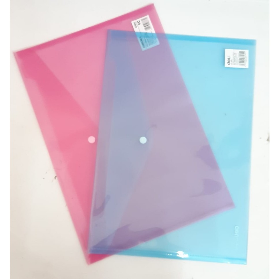 Jual Deli Map Kancing Folio E38165 - Putih | Shopee Indonesia