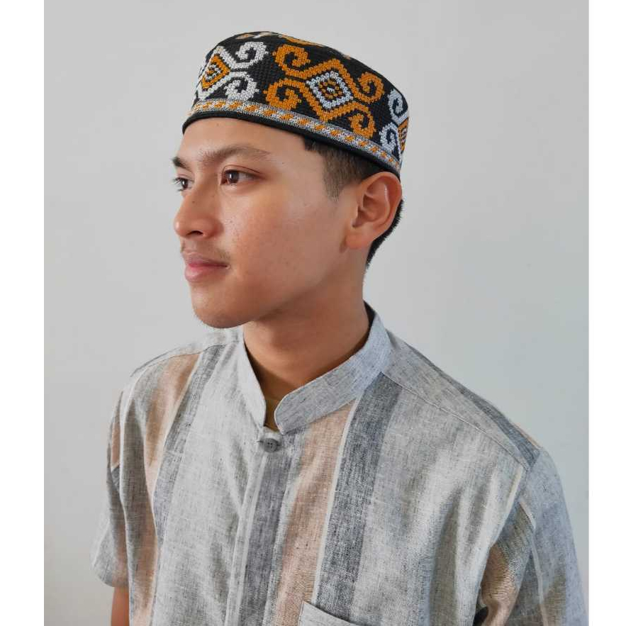 Jual peci songkok pakisatan bordir/ peci kopyah pakistan bordir ...