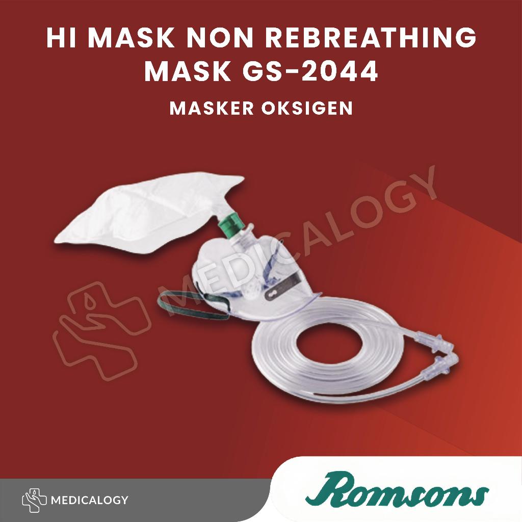 Jual Hi Mask Non Rebreathing Mask GS-2044 Romsons | Shopee Indonesia