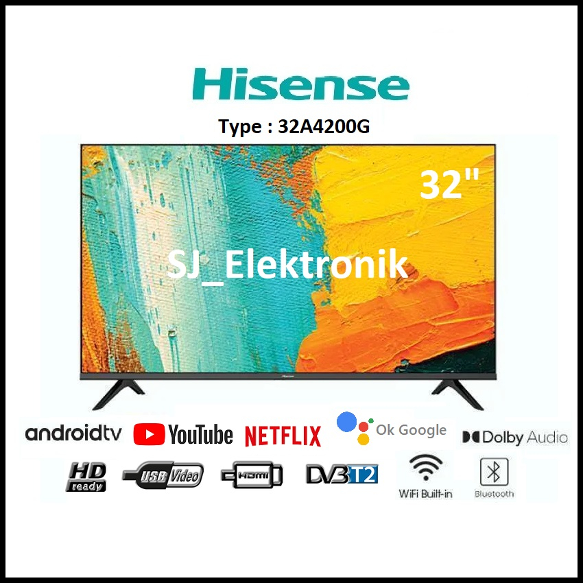 Jual (KHUSUS LUAR KOTA) HISENSE 32A4200G / 32A4200 | LED 32 Inch ...