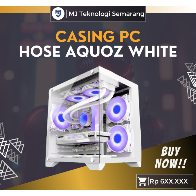 Jual Casing Gaming Hose Aquoz White | Shopee Indonesia