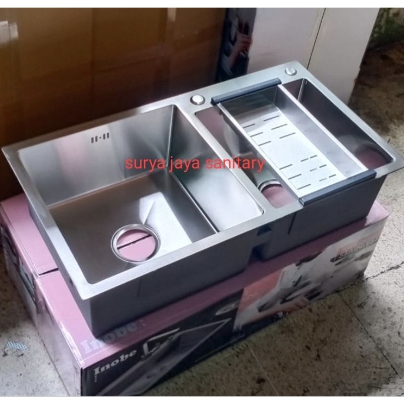 Jual PROMO Kitchen sink INOBE 8245 S / Kitchen sink saja | Shopee Indonesia