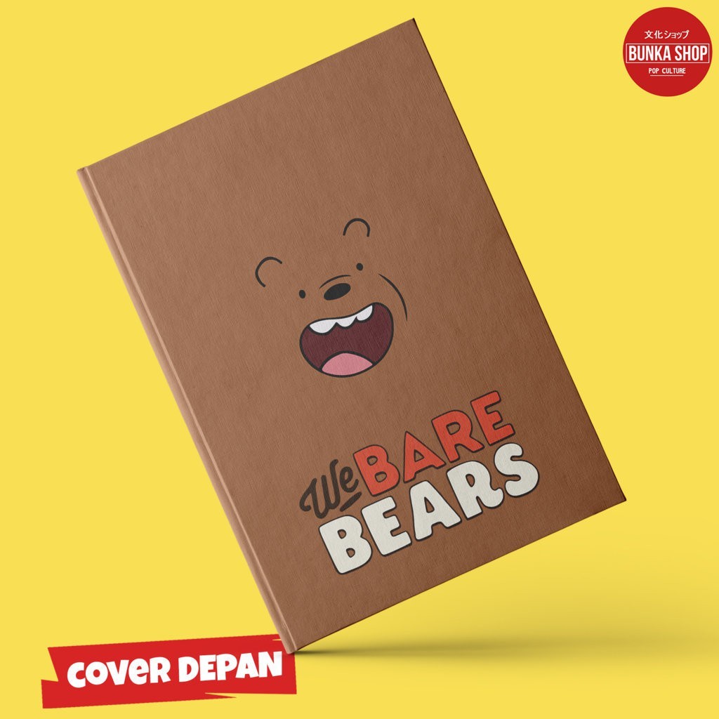 Jual Pocket Note We Bare Bears C1 Hardcover A6 Buku Tulis Catatan Notes ...
