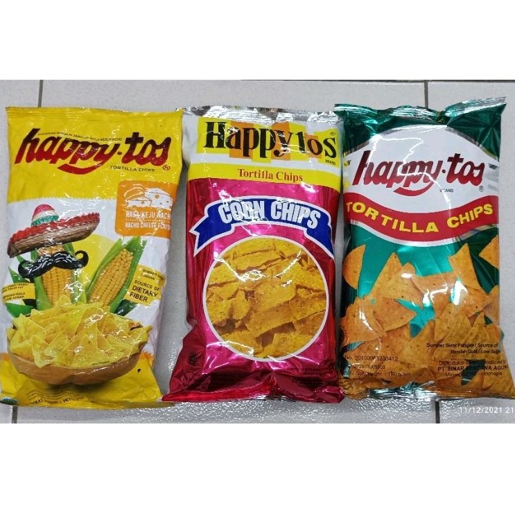 Jual HappyTos jumbo 140 gr Snack berbahan Jagung enak Hrppy tos ...