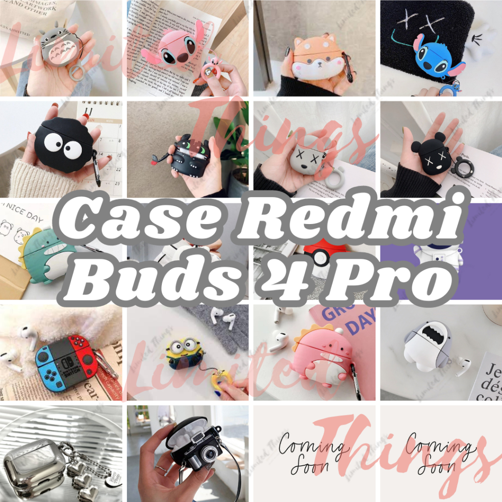 Jual PREMIUM CASE Redmi Buds 4 Pro Xiaomi Character Lucu Minion Baymax ...