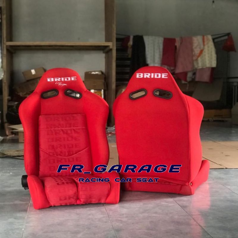 Jual JOK MOBIL RACING BRIDE LOWMAX MERAH GRADASI MERAH | Shopee Indonesia