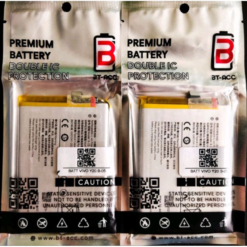Jual Baterai premium Vivo B-05 Y20 / Y20S /Y12S / Y20S BT-ACC Tebel & Berat. | Shopee Indonesia