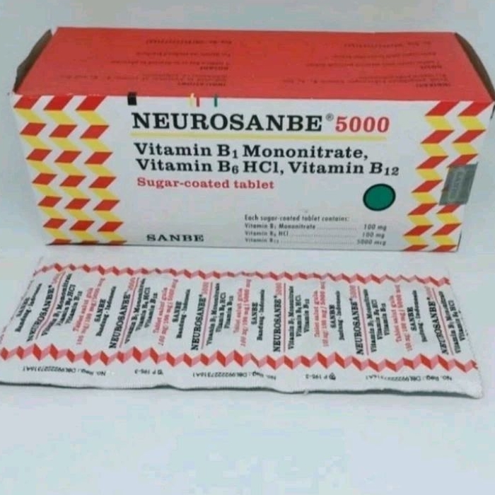 Jual NEUROSANBE 5000 STRIP 10 TABLET SUPLEMEN MENCEGAH & MENGATASI ...