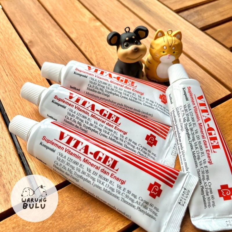 Jual Vita-Gel Original | Vitamin untuk anjing, kucing, burung, hamster, iguana | Meningkatkan ...