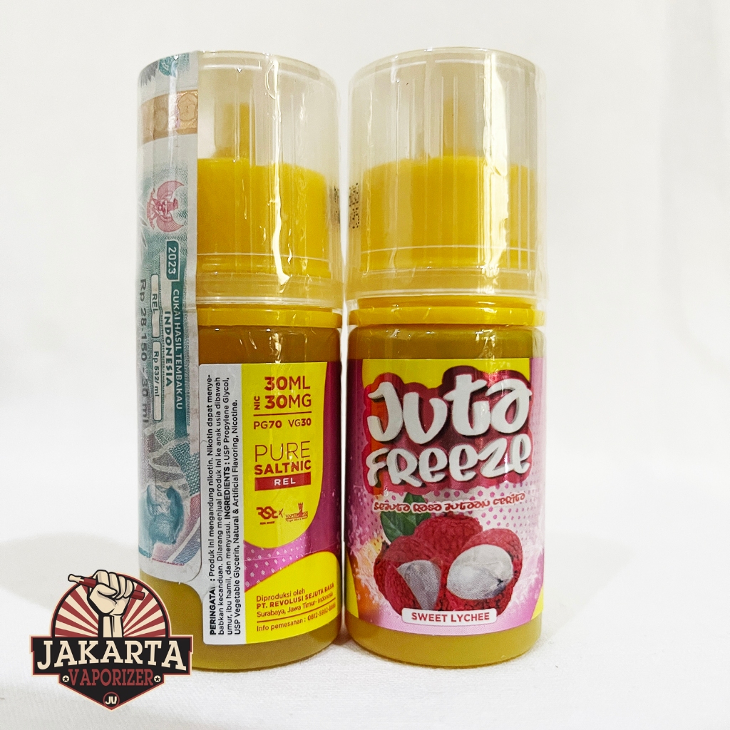 Jual [SALT] JUTA FREEZE SWEET LYCHEE SALT 30ML 12MG 30MG BY RSR BREW ...