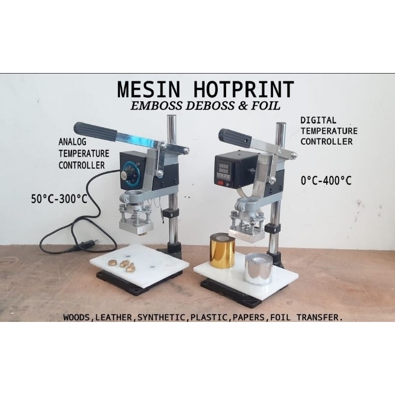Jual Mesin Hotprint Logo Emboss Deboss dan Foil untuk Kayu Kulit ...