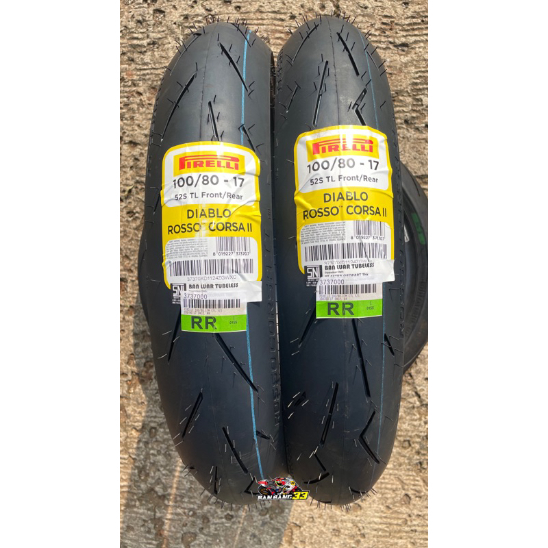 Jual Ban Motor Balap Bebek Pirelli Diablo Rosso CorsaII UK 100/80 17 ...
