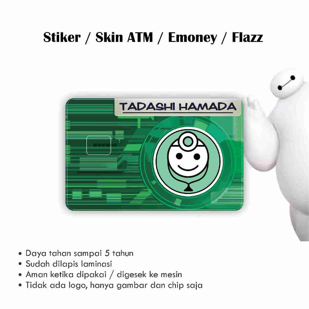 Jual Stiker / Garskin ATM TADASHI HAMADA / Skin Emoney / Flazz | Shopee ...