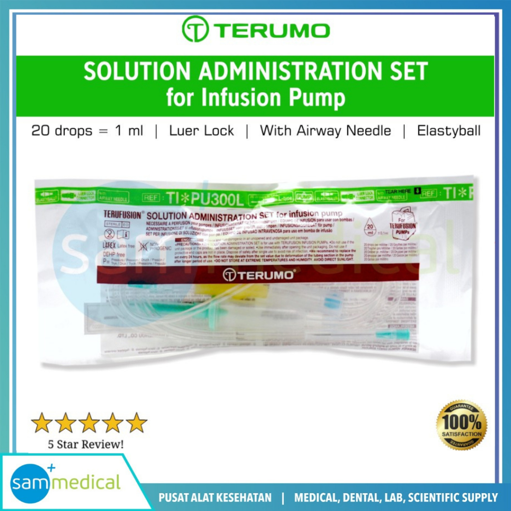 Jual Terumo Terufusion Solution Adm Set for Infusion Pump / Selang ...