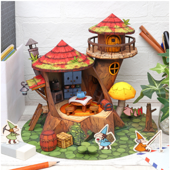 Jual DIY Papercraft Dwarf House | Shopee Indonesia