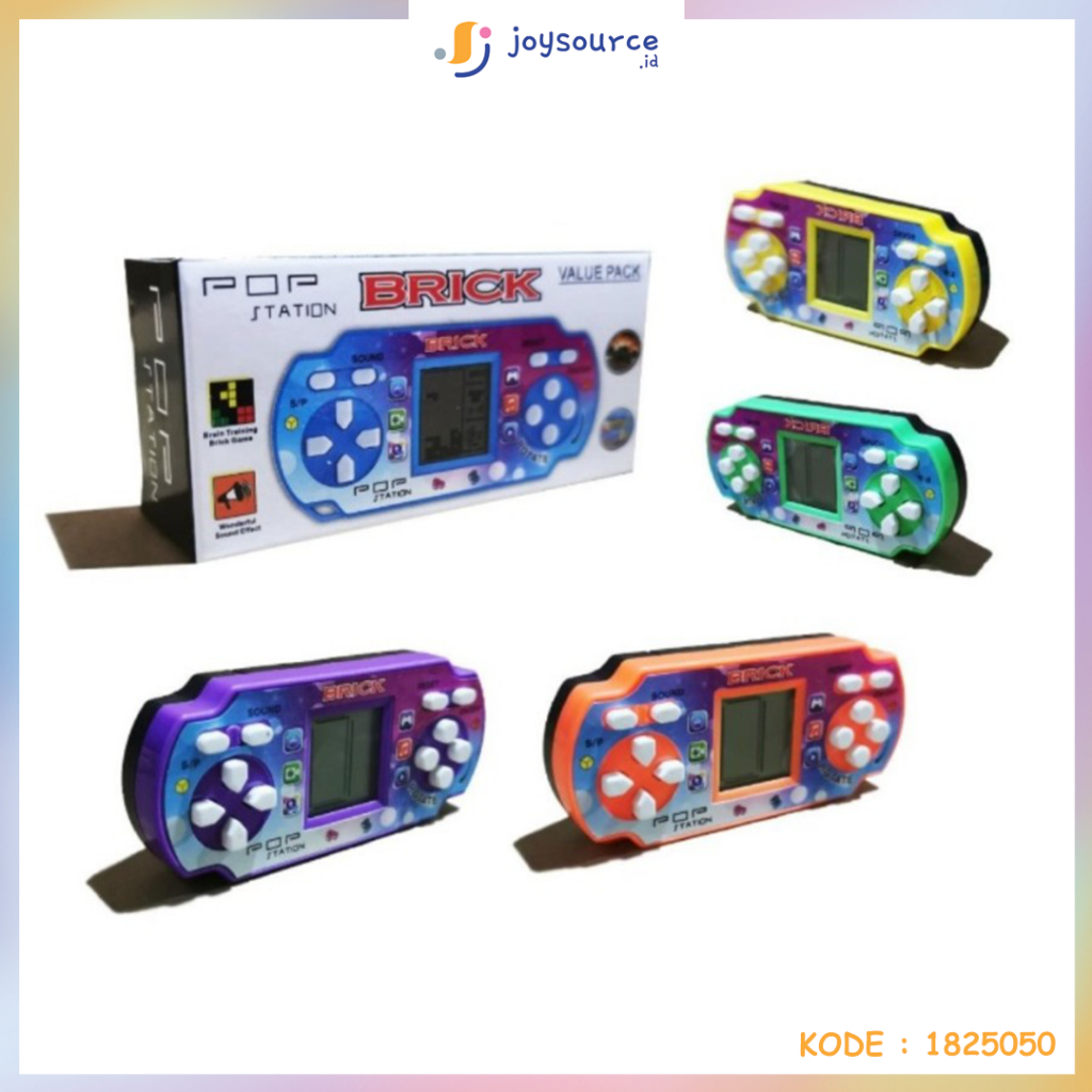 Jual Mainan Anak POP STASION BRICK MINI Mainan Game Jadul Tetris Game ...