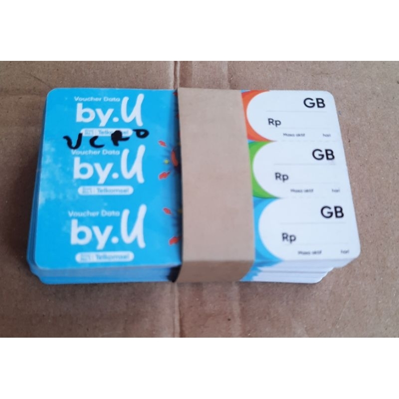 Jual voucher kosong ByU area Nasional EXP 31 Juni 2025 | Shopee Indonesia