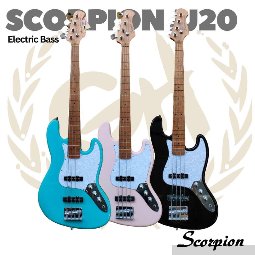 Jual SCORPION JJ20 Electric Bass - Bass Elektrik | Shopee Indonesia