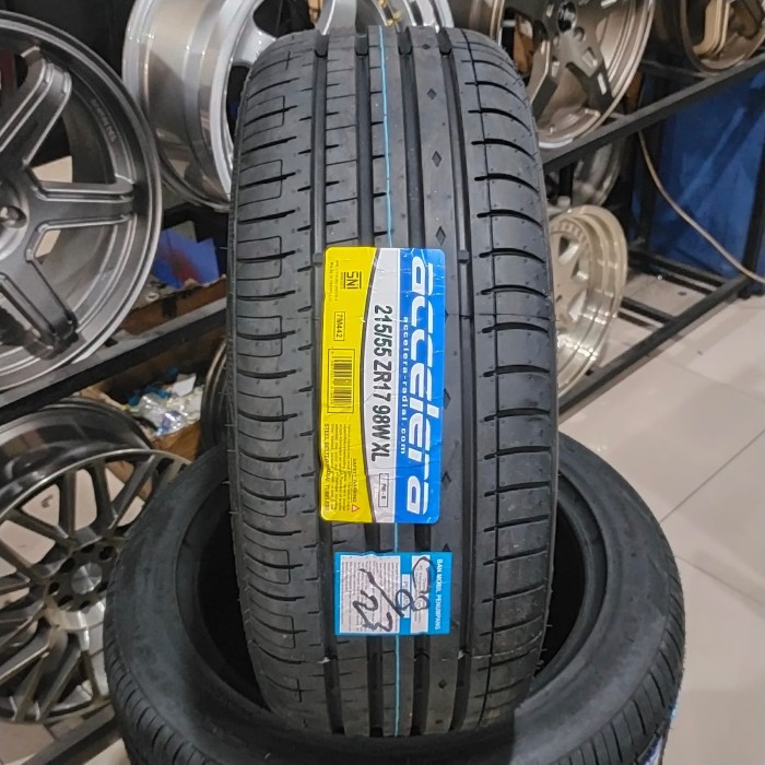 Jual Ban mobil standar merk acclera 215 55 R17 ban tubles innova rush ...
